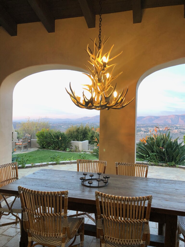 Sizing a Chandelier Over a Dining Room Table - Mountain Living