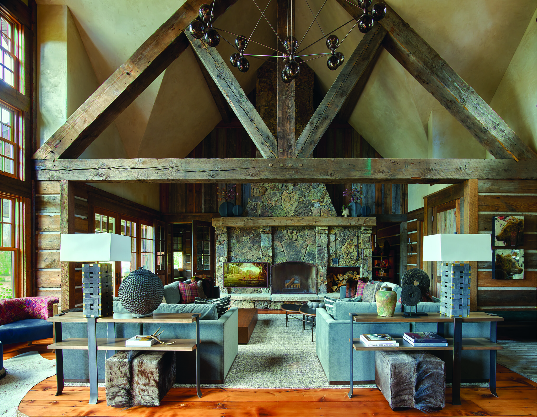 A Remote Ranch Balances Mountain Elegance with Rustic Architecture ...