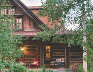 A Rustic Cabin at the Edge of a Willow-Lined Stream Embraces Eclectic ...