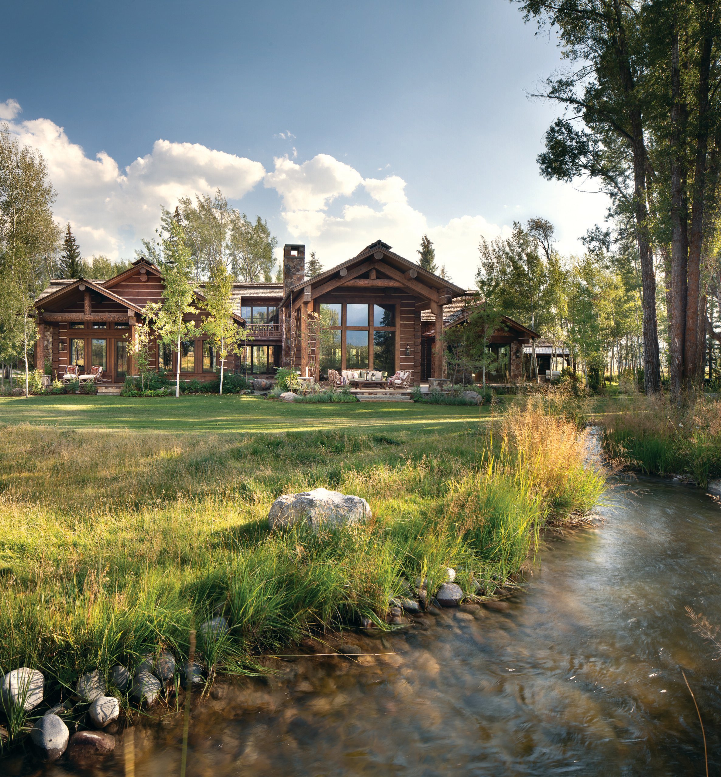 Modern Rustic Appeal with Timber, Reclaimed Wood and Quarried Stone ...