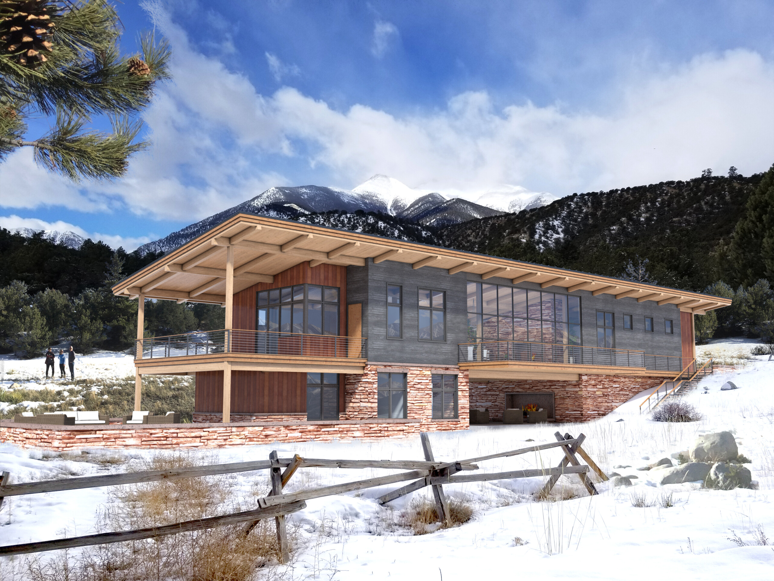 Choosing Timber for Your Custom Mountain Home - Mountain Living