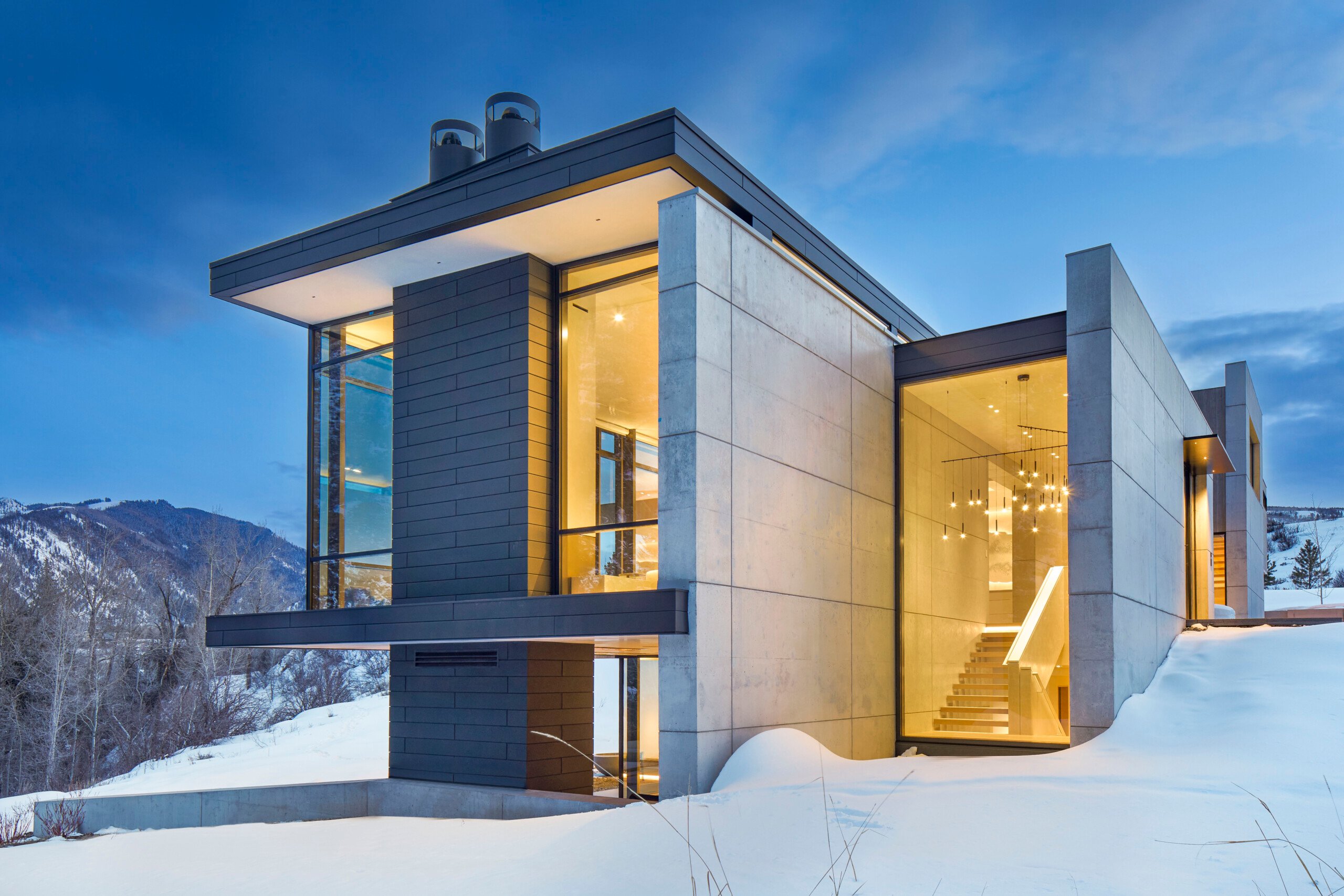 Subtle Modernity with Rustic Homage Inspires a New Aspen Build ...