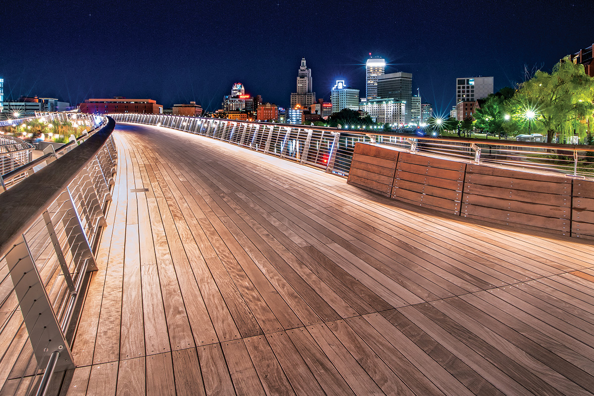 Snapshot: Providence River Pedestrian Bridge - Rhode Island Monthly