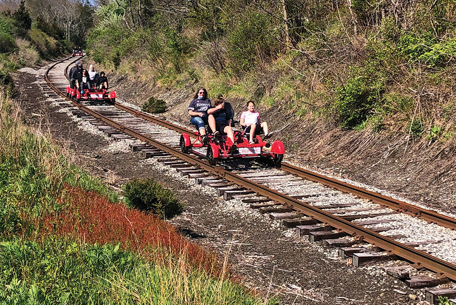 How Rail Explorers Became the Easiest, Breeziest Daytrip in RI and Beyond