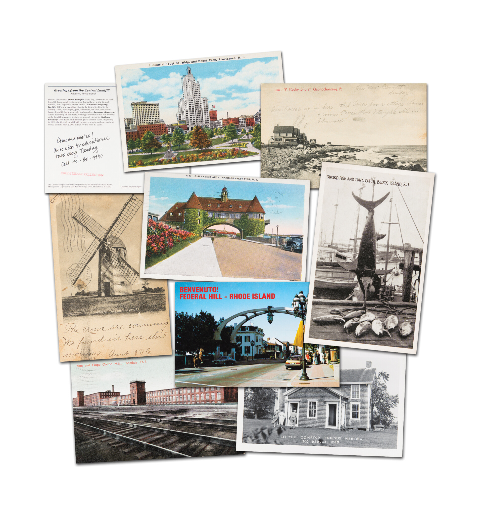 Greetings from 9 Vintage Rhode Island Postcards - Rhode Island Monthly