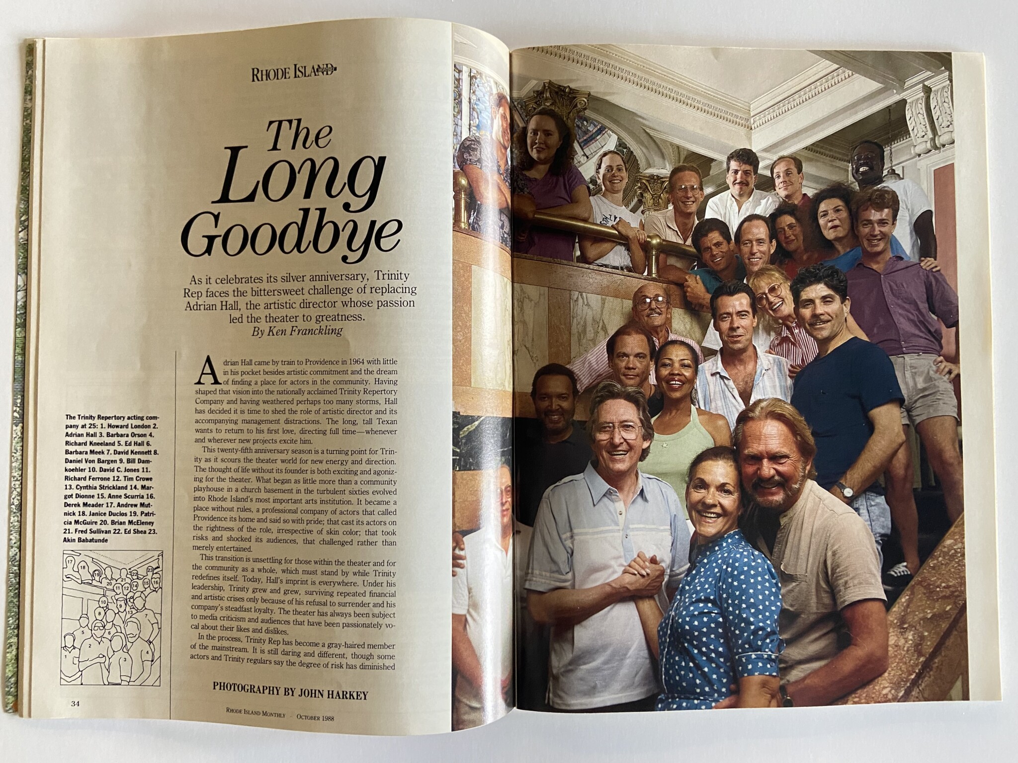From the Archives: Adrian Hall's Long Goodbye - Rhode Island Monthly