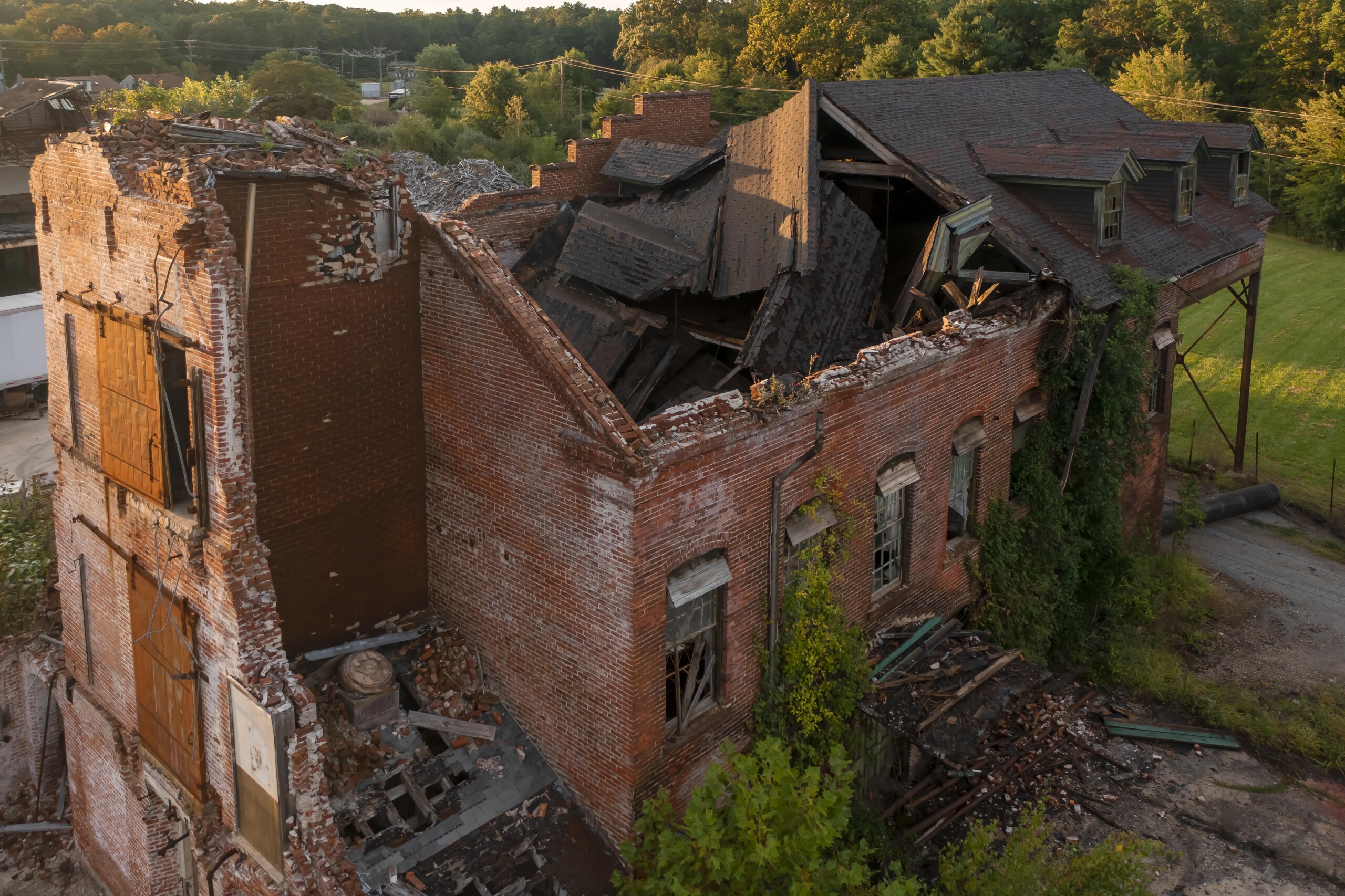 A Drone Photographer Wants to Record Rhode Island's Abandoned Mills ...