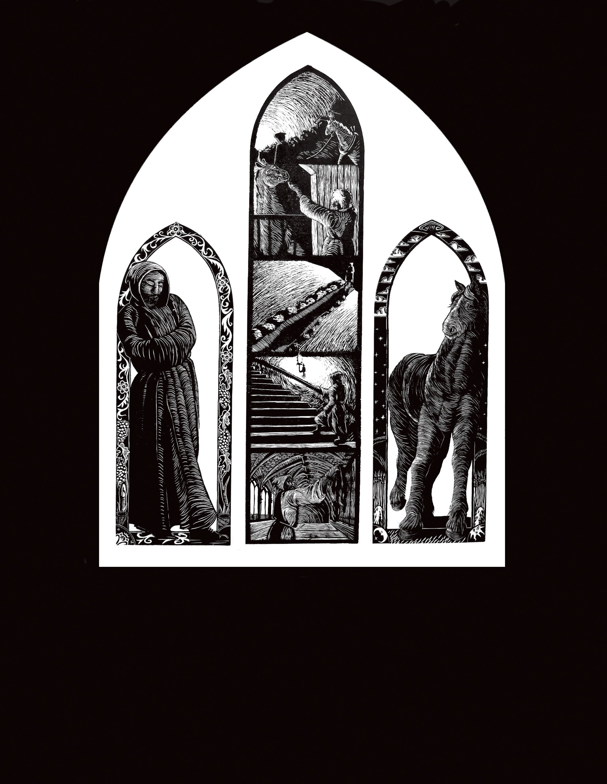 This Local Artist Depicts Monk Life at the Cumberland Monastery - Rhode ...