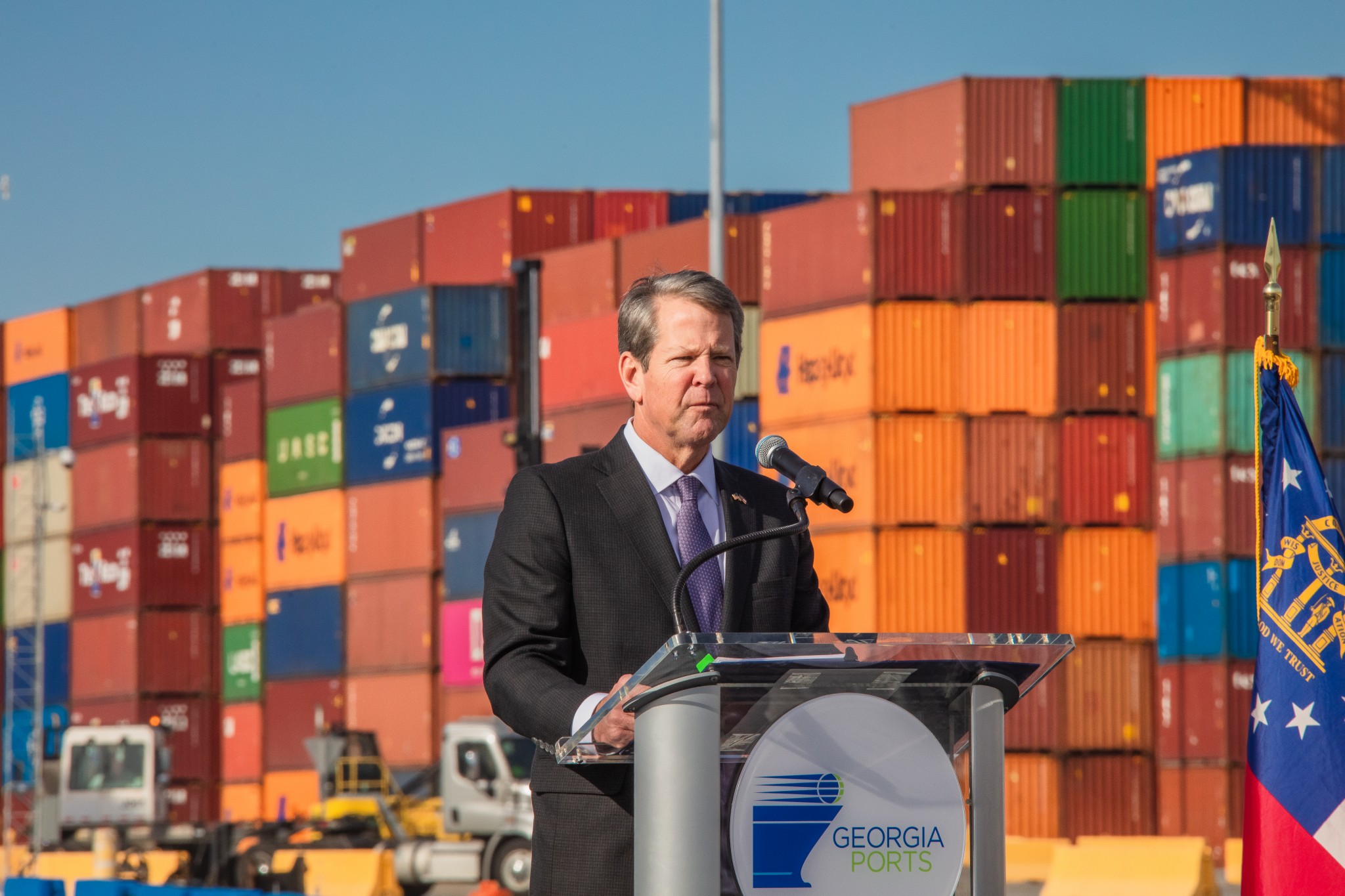 Gov. Kemp Attends Ribbon-Cutting Ceremony for the Georgia Ports ...