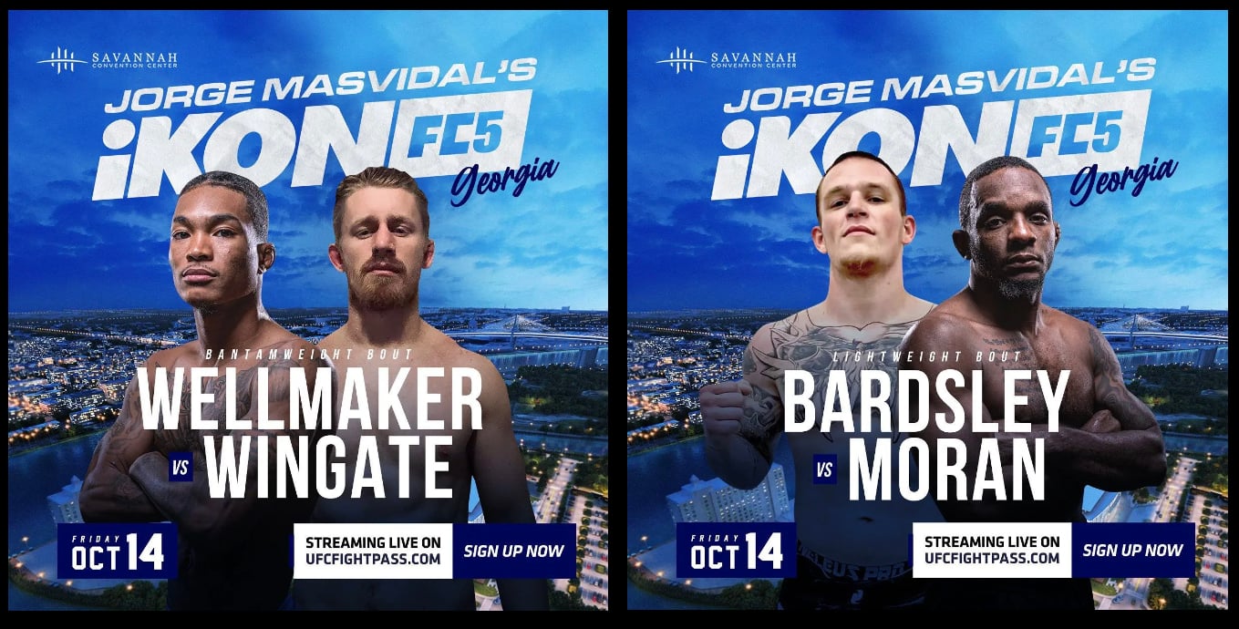 iKON FC 5 Full Fight Card Announced for Oct. 14 Event in Savannah ...