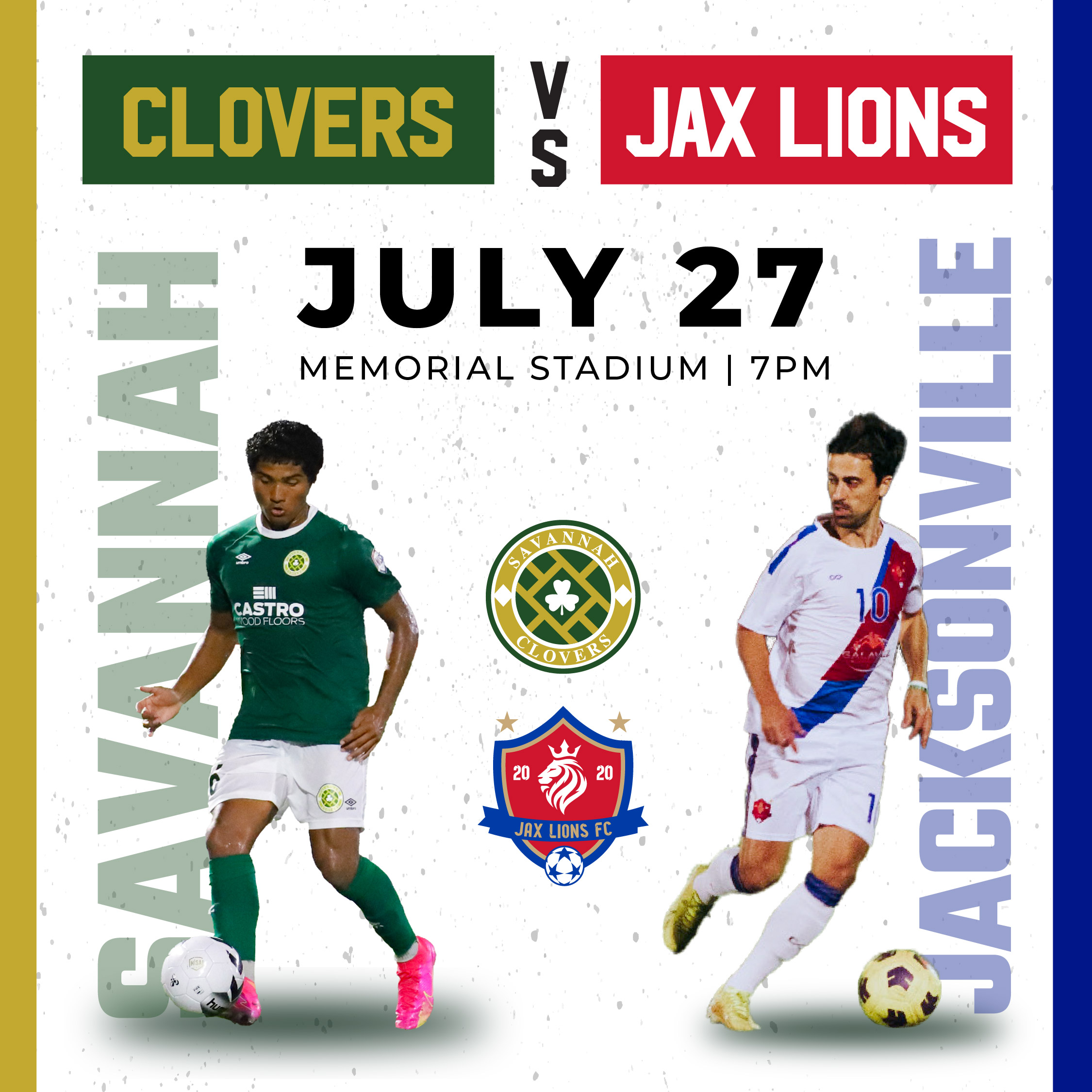 Savannah Clovers FC Announces Exhibition Match Against Jax Lions FC ...