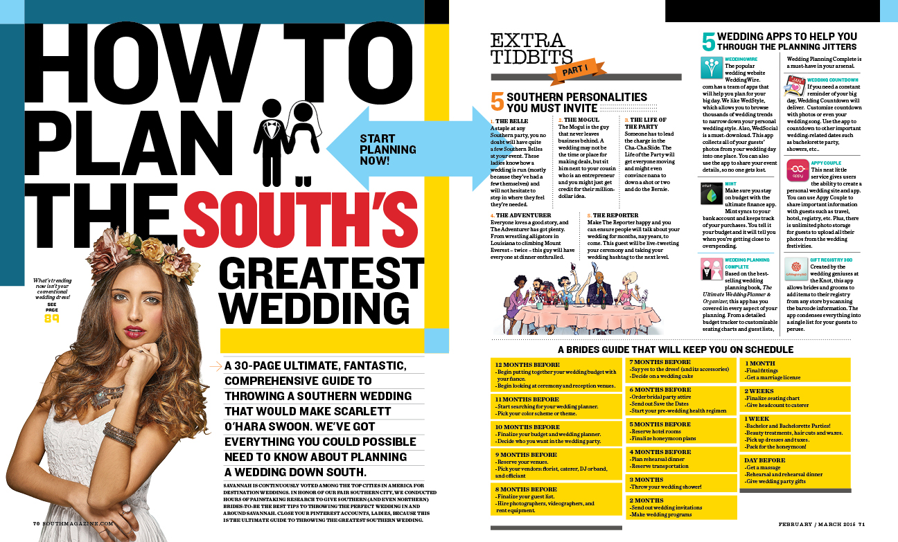 How To Plan The South's Greatest Wedding | South Magazine