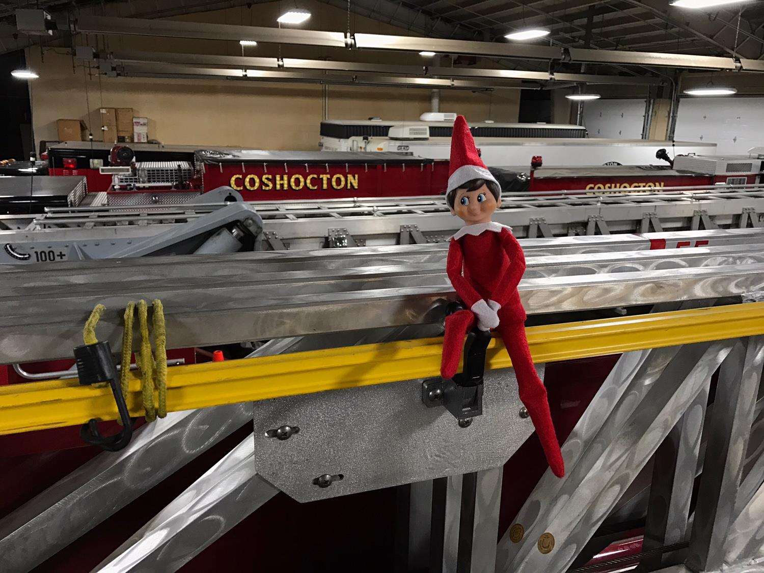 Elf Promotes Holiday Fire Safety - WHIZ - Fox 5 / Marquee Broadcasting