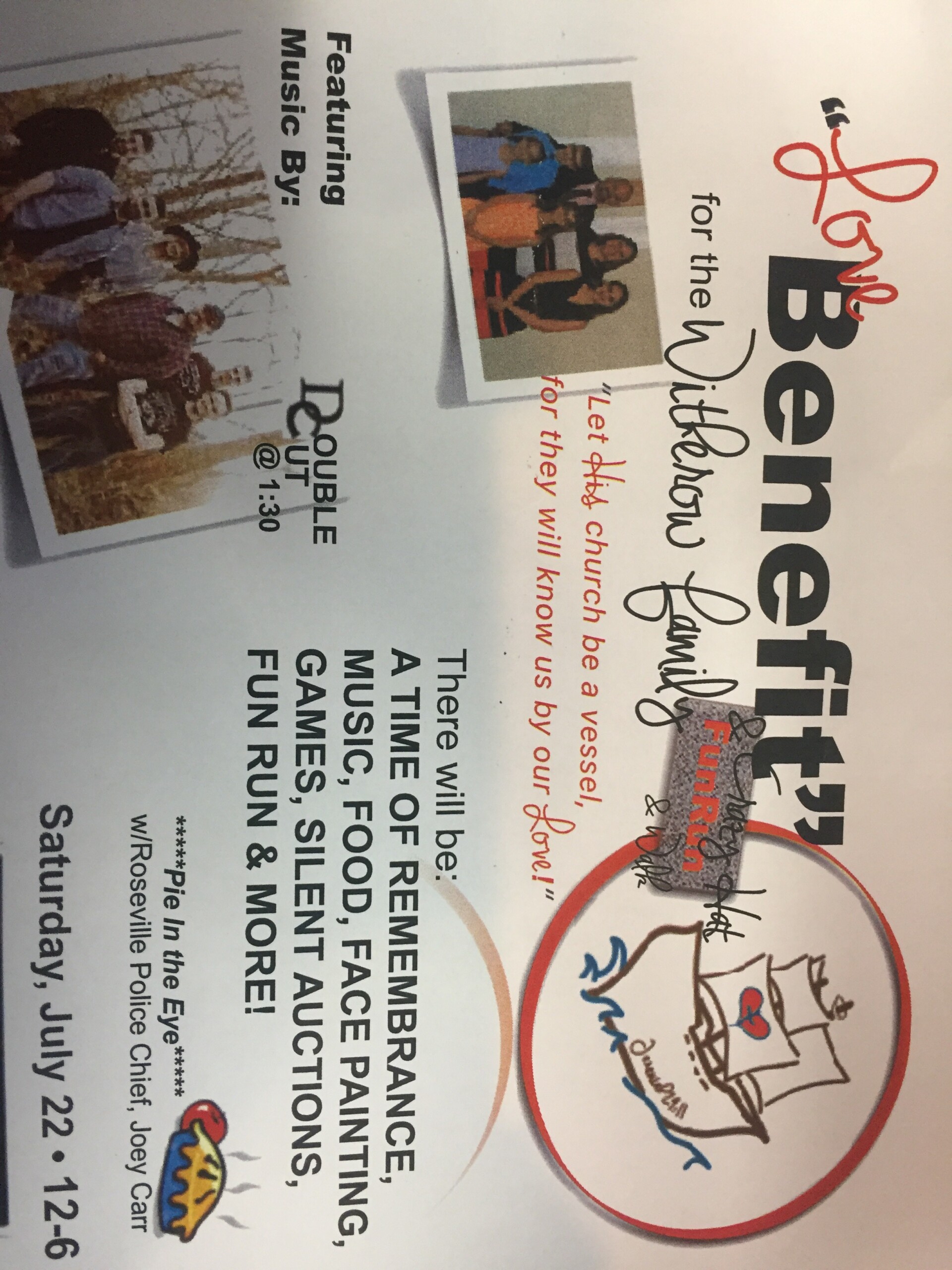 Benefit for the Witherow family - WHIZ - Fox 5 / Marquee Broadcasting