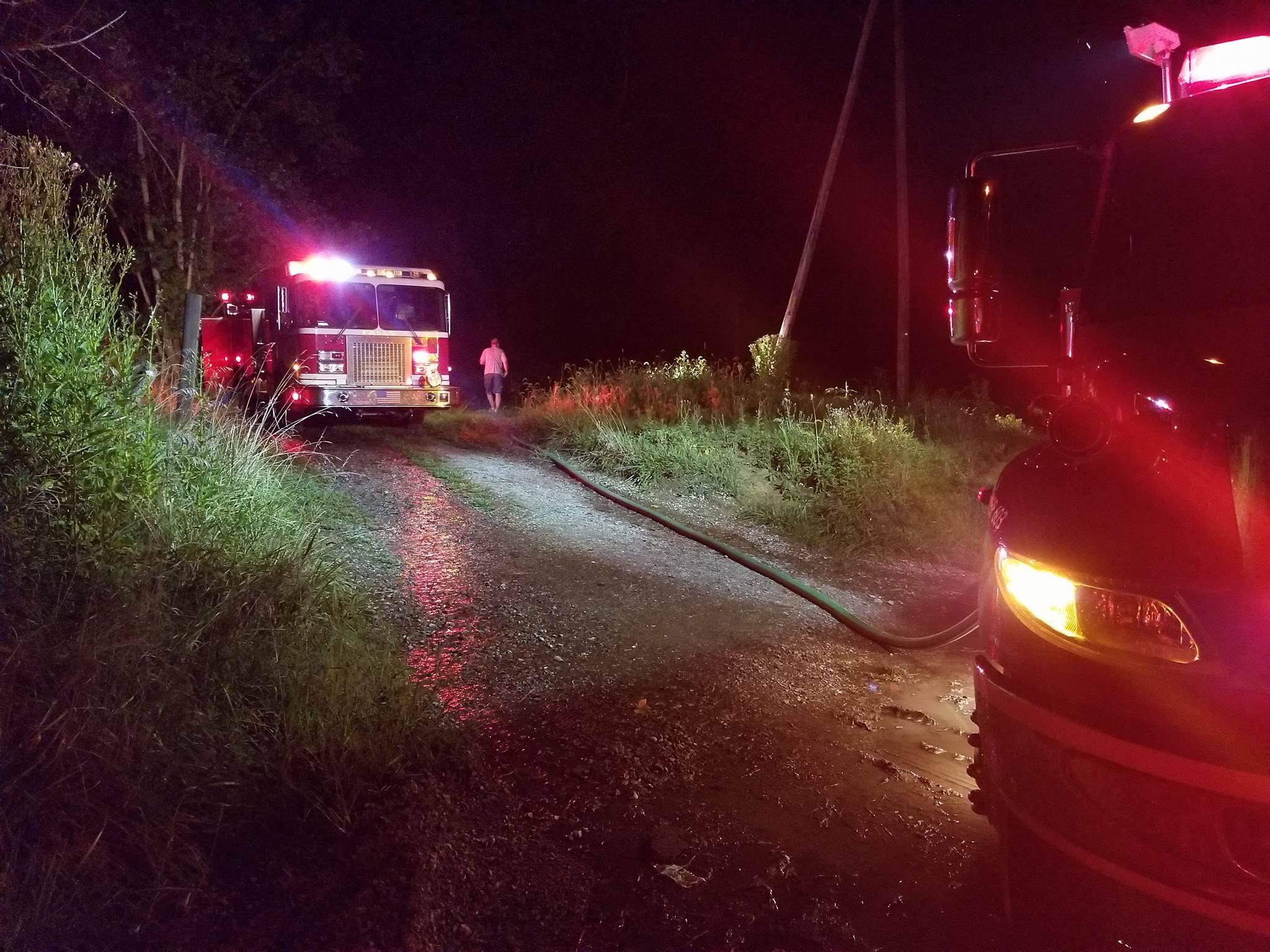 Barn fire closes North River Road - WHIZ - Fox 5 / Marquee Broadcasting