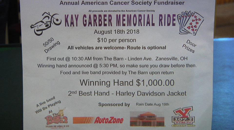 Kay Garber Memorial Ride - WHIZ - Fox 5 / Marquee Broadcasting