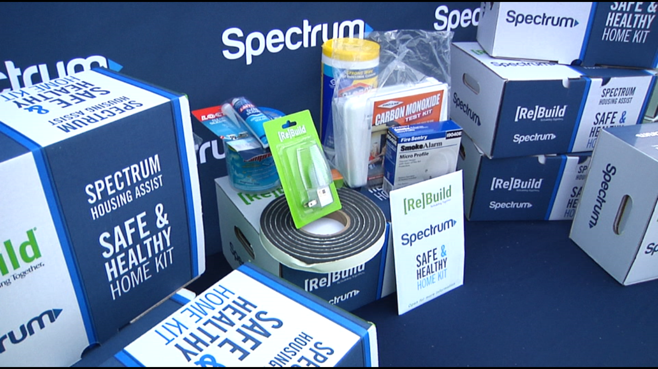 Spectrum Hands Out Safe Home Kits - WHIZ - Fox 5 / Marquee Broadcasting