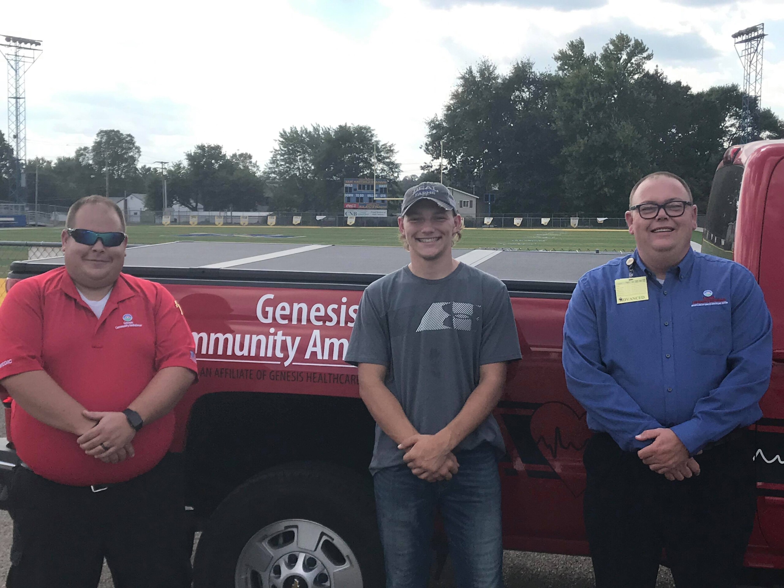 Genesis Community Ambulance Player of the Game - WHIZ - Fox 5 / Marquee ...