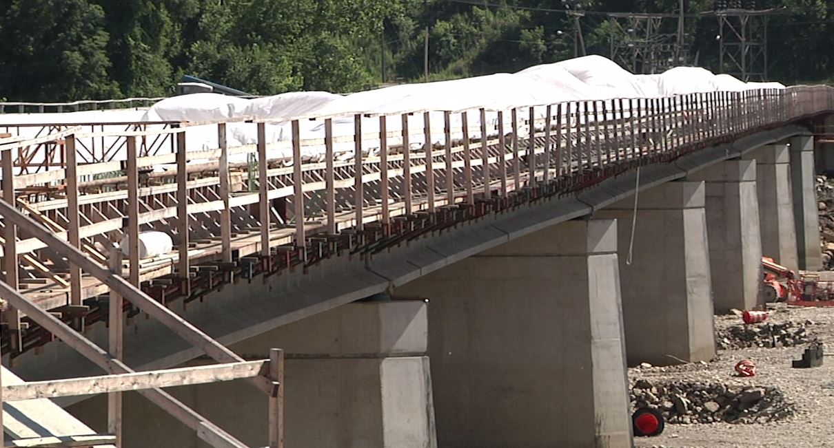 Construction of New Philo Bridge is near completion - WHIZ - Fox 5 ...