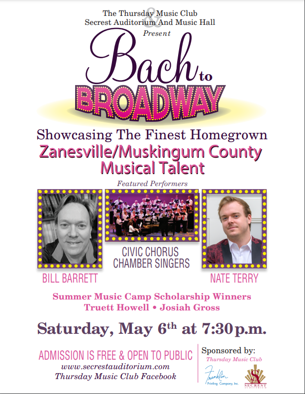 Bach to Broadway Performance Coming to Secrest - WHIZ - Fox 5 / Marquee ...