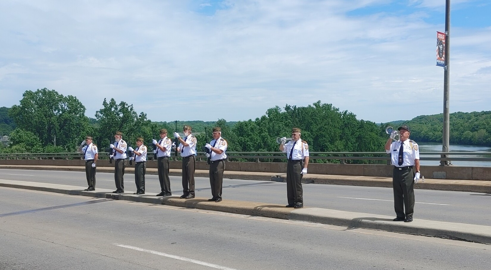 Missing Man Ceremony Held on Memorial Bridge - WHIZ - Fox 5 / Marquee ...