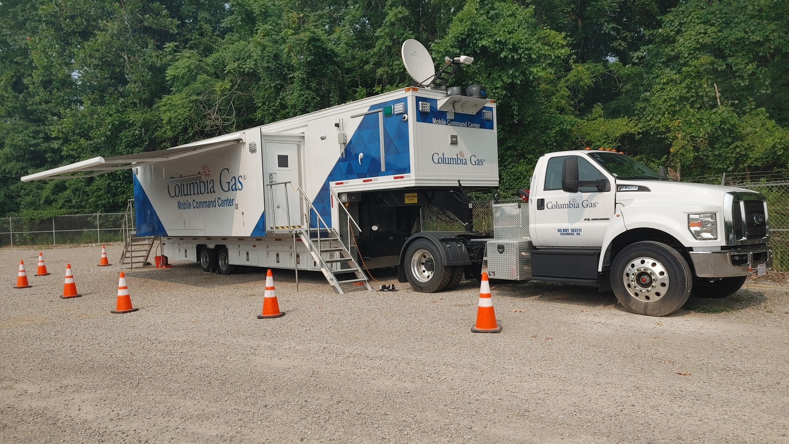 Columbia Gas Mobile Command Center - WHIZ - Fox 5 / Marquee Broadcasting