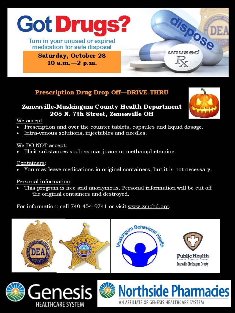 Zanesville-Muskingum County Health Department hosts drug drop-off ...