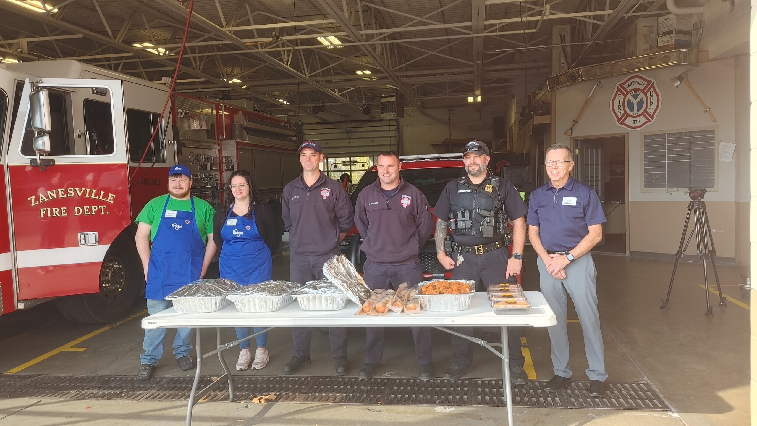 Business Treats First Responders - WHIZ - Fox 5 / Marquee Broadcasting