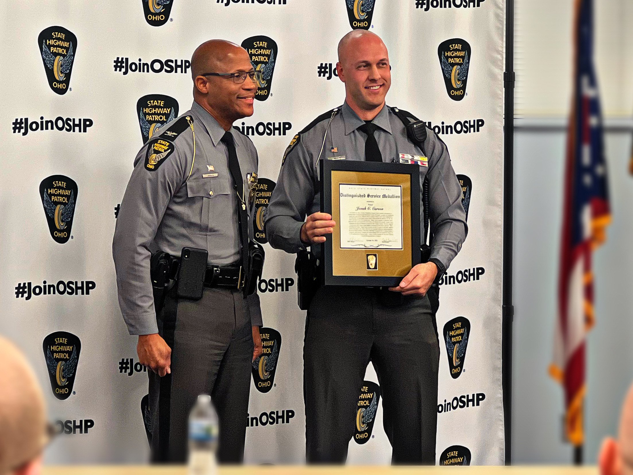 Trooper Jonah Carson Honored for Lifesaving Actions - WHIZ - Fox 5 / Marquee Broadcasting